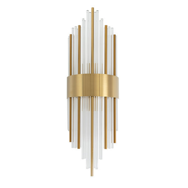 Mercer41 Dajuan Gold Iron Wall Sconce | Wayfair