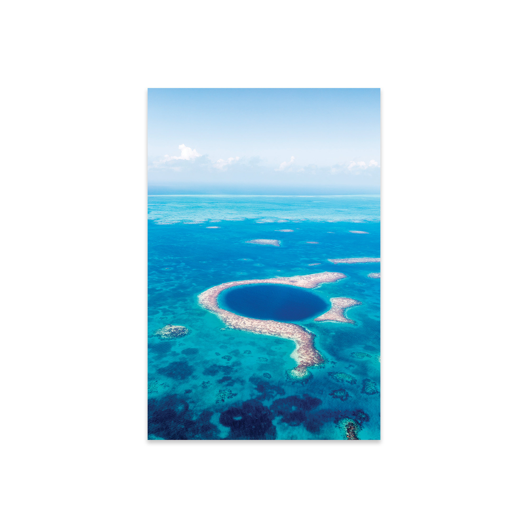Highland Dunes The Great Blue Hole, Belize III by Matteo Colombo ...