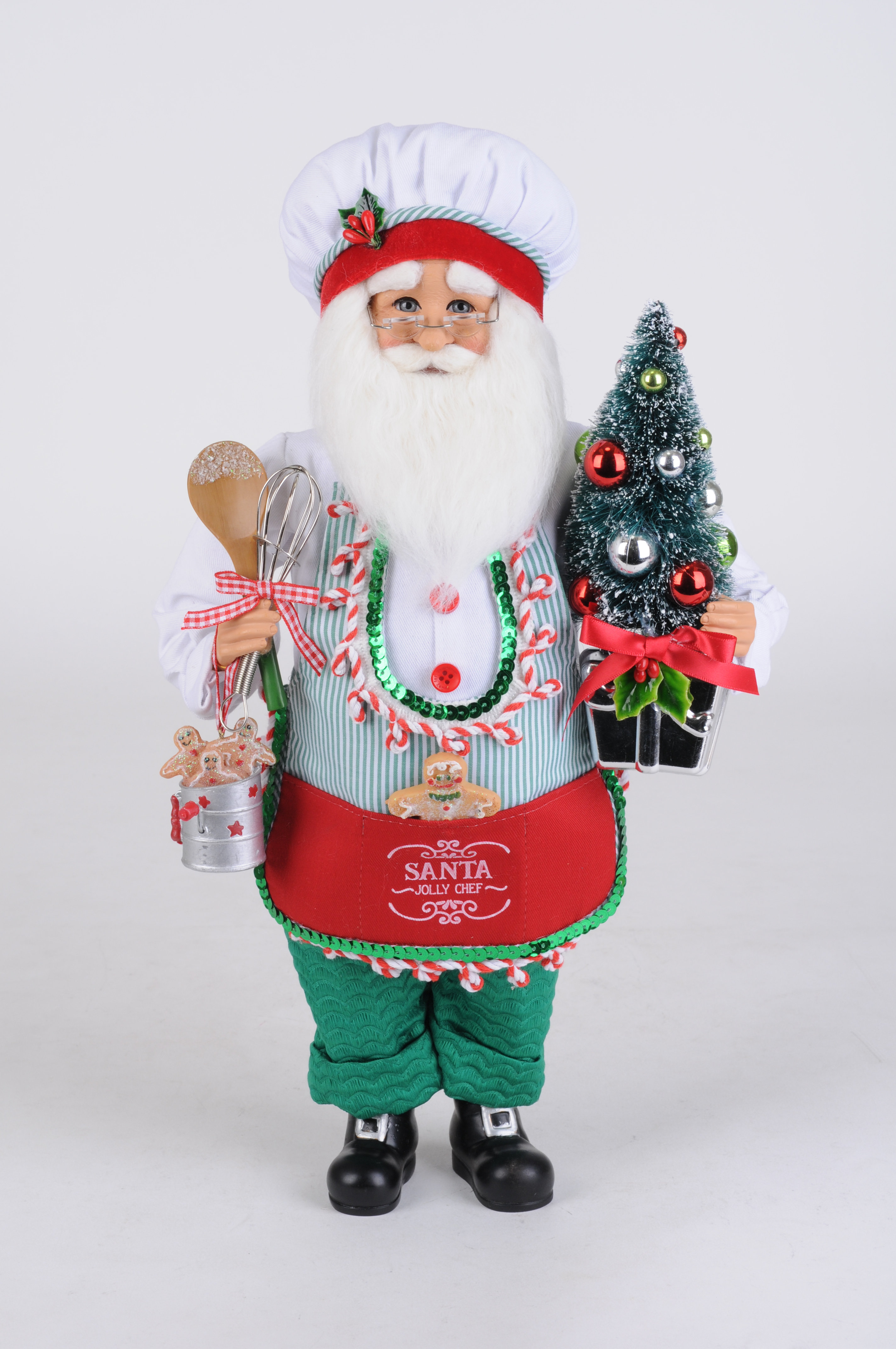 Karen Didion Originals Jolly Chef Santa | Wayfair