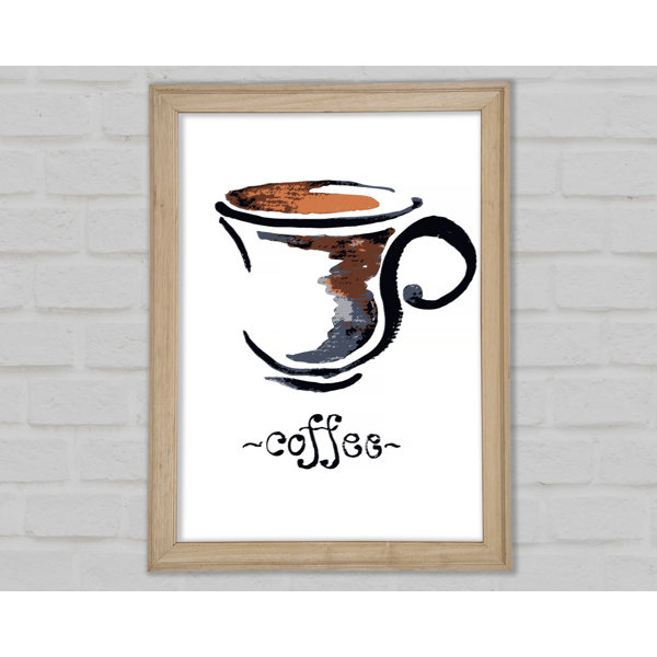 Bright Star Coffee Cup - Single Picture Frame Print | Wayfair.co.uk