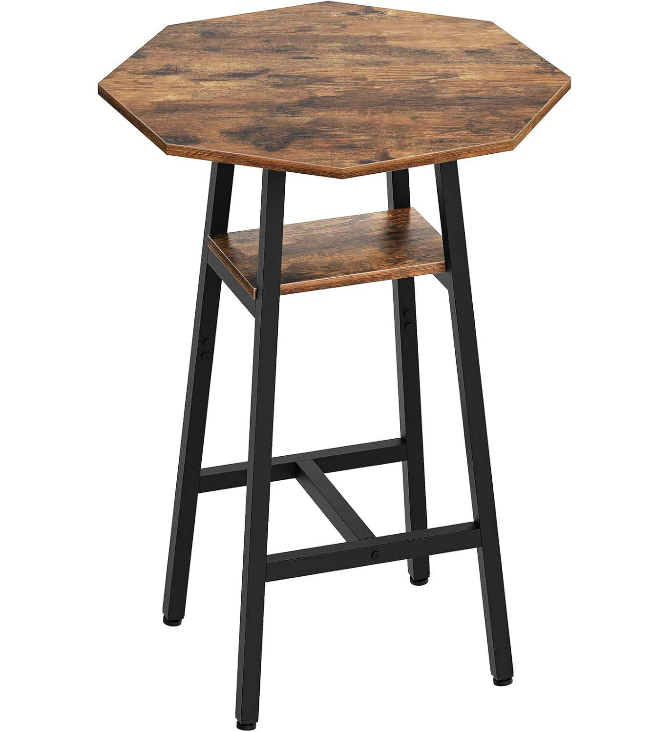 Wrought Studio Bar Table, Small Pub Table, Octagonal Counter Height ...