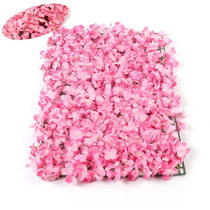 YXSUN Artificial Silk Flower Wall Panels | Wayfair