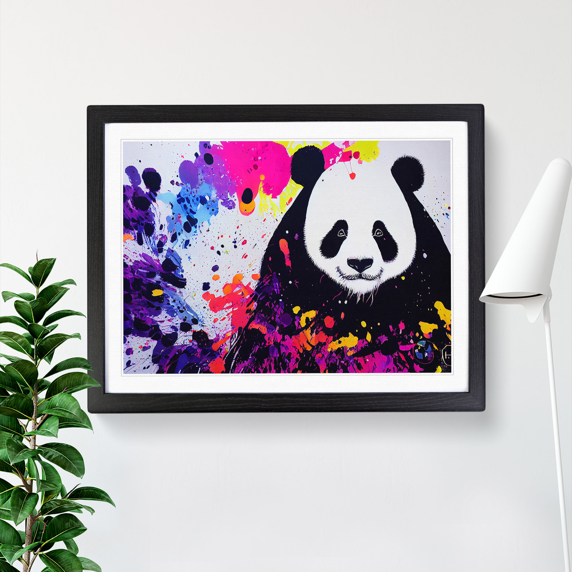 17 Stories Panda Splash Vol.2 Abstract - Picture Frame Graphic Art | Wayfair.co.uk
