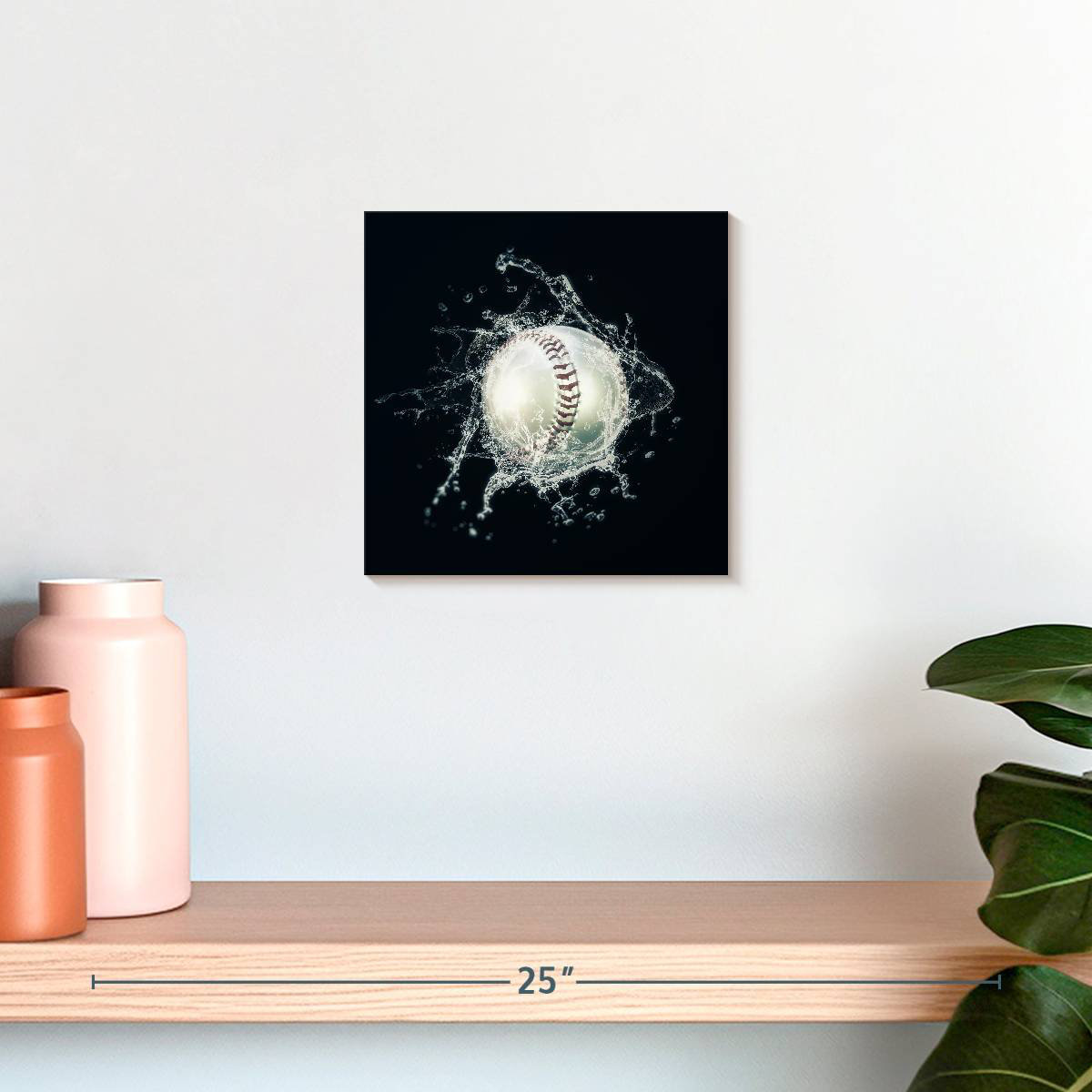 Ebern Designs Sireci Baseball Splash | Wayfair