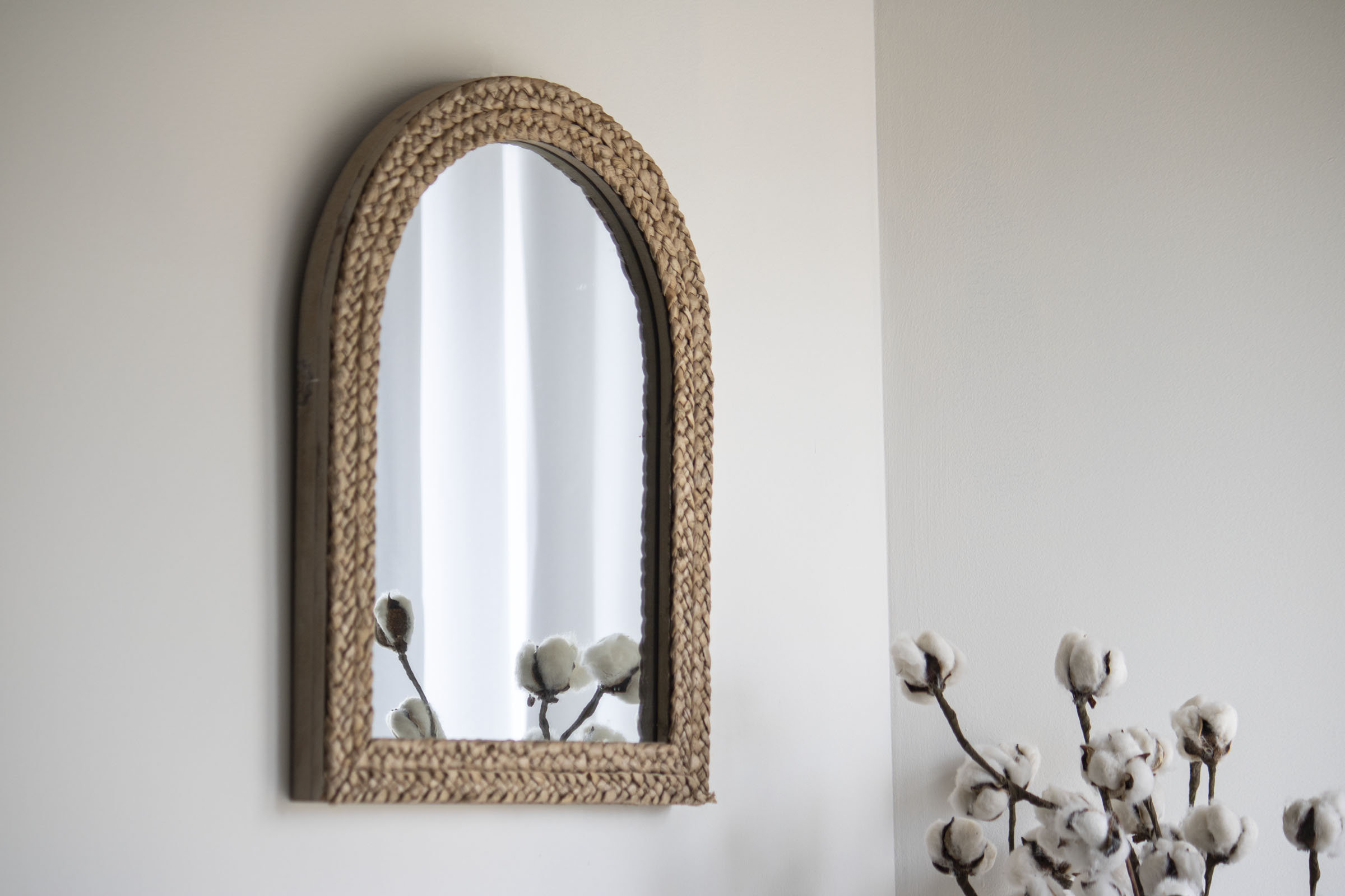 August Grove® Sudheer Arch Wood Wall Mirror | Wayfair