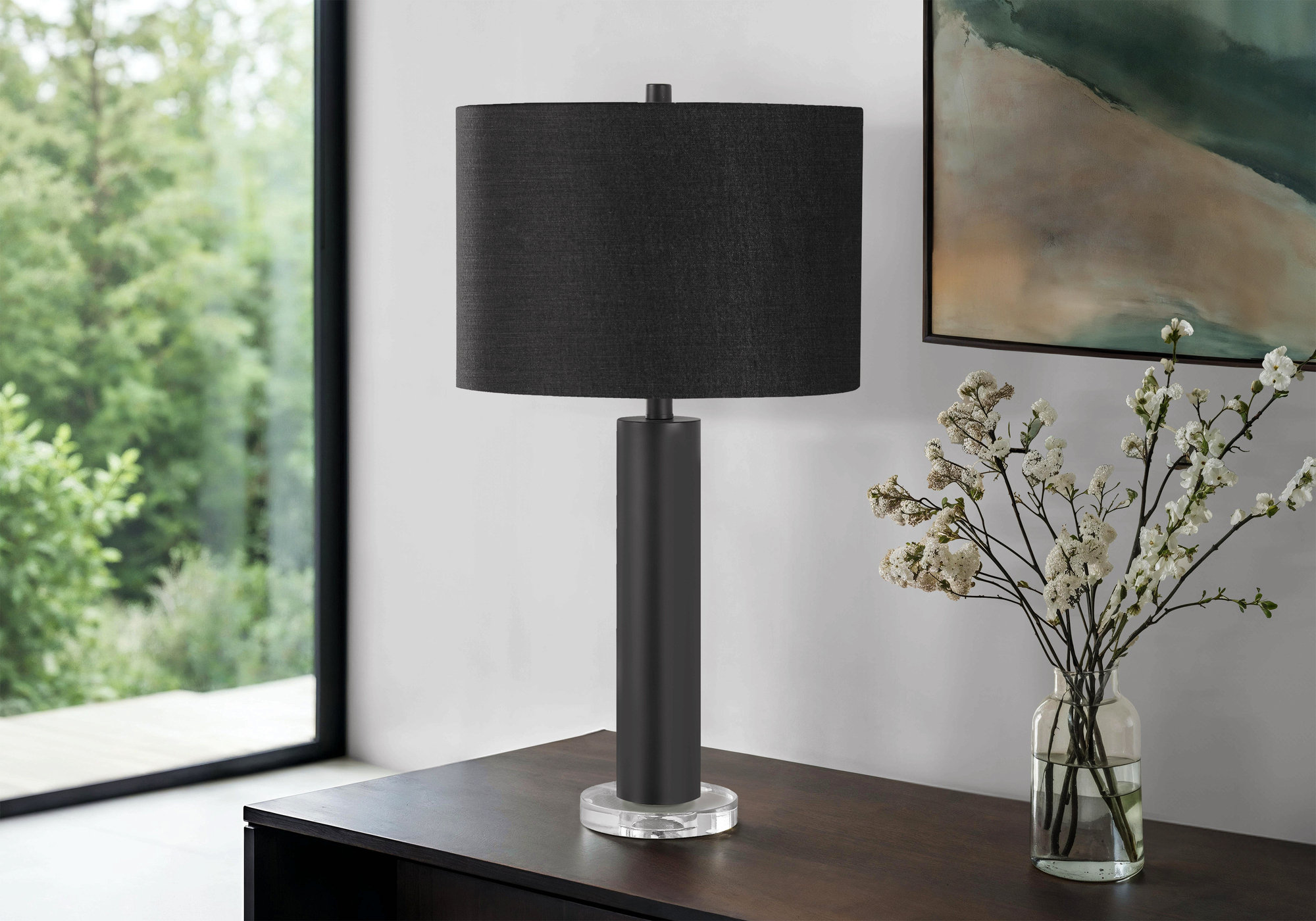Wrought Studio™ Lighting, 28"H, Table Lamp, Metal, Shade, Contemporary ...