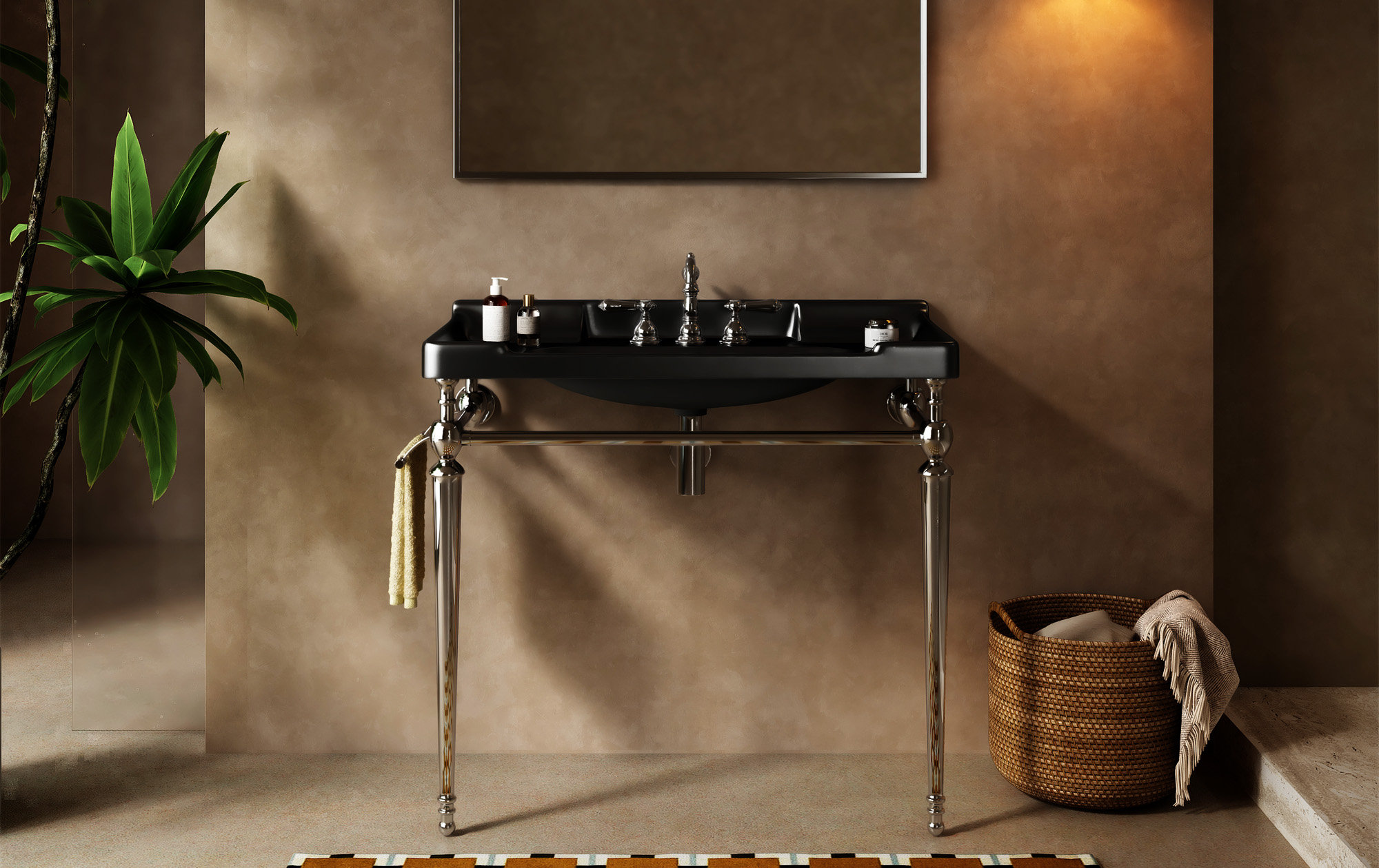 House of Hampton® VICI 36" Bathroom Console Sink Ceramic,Bathroom ...