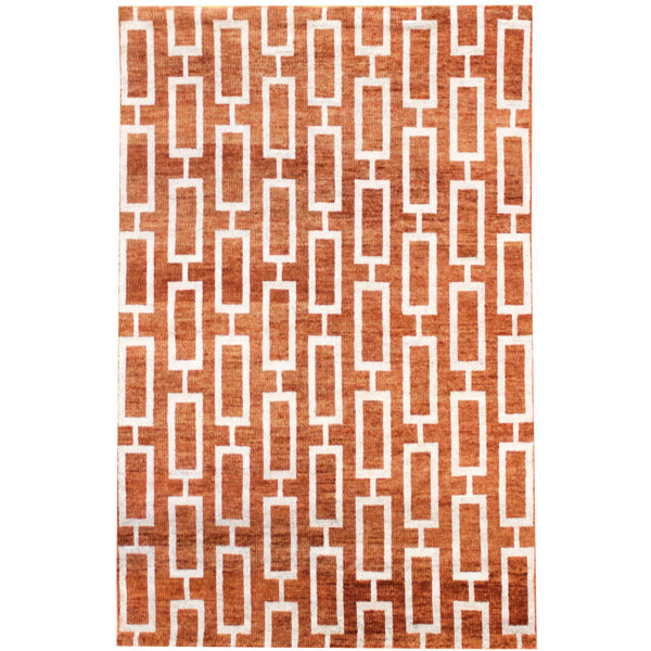 Landry & Arcari Rugs and Carpeting Chain Geometric Rug | Wayfair