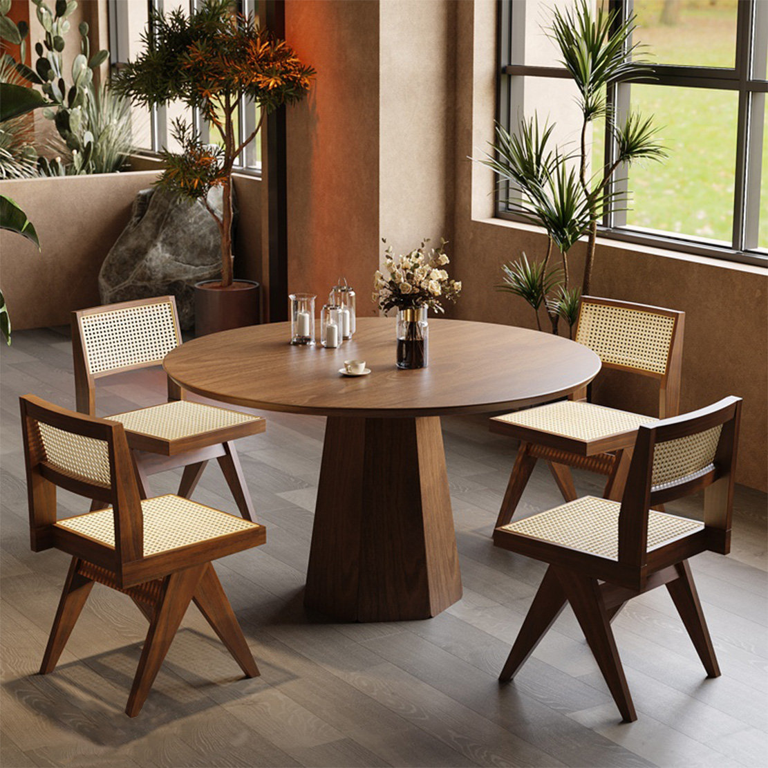 Waagy Creative solid wood table set | Wayfair