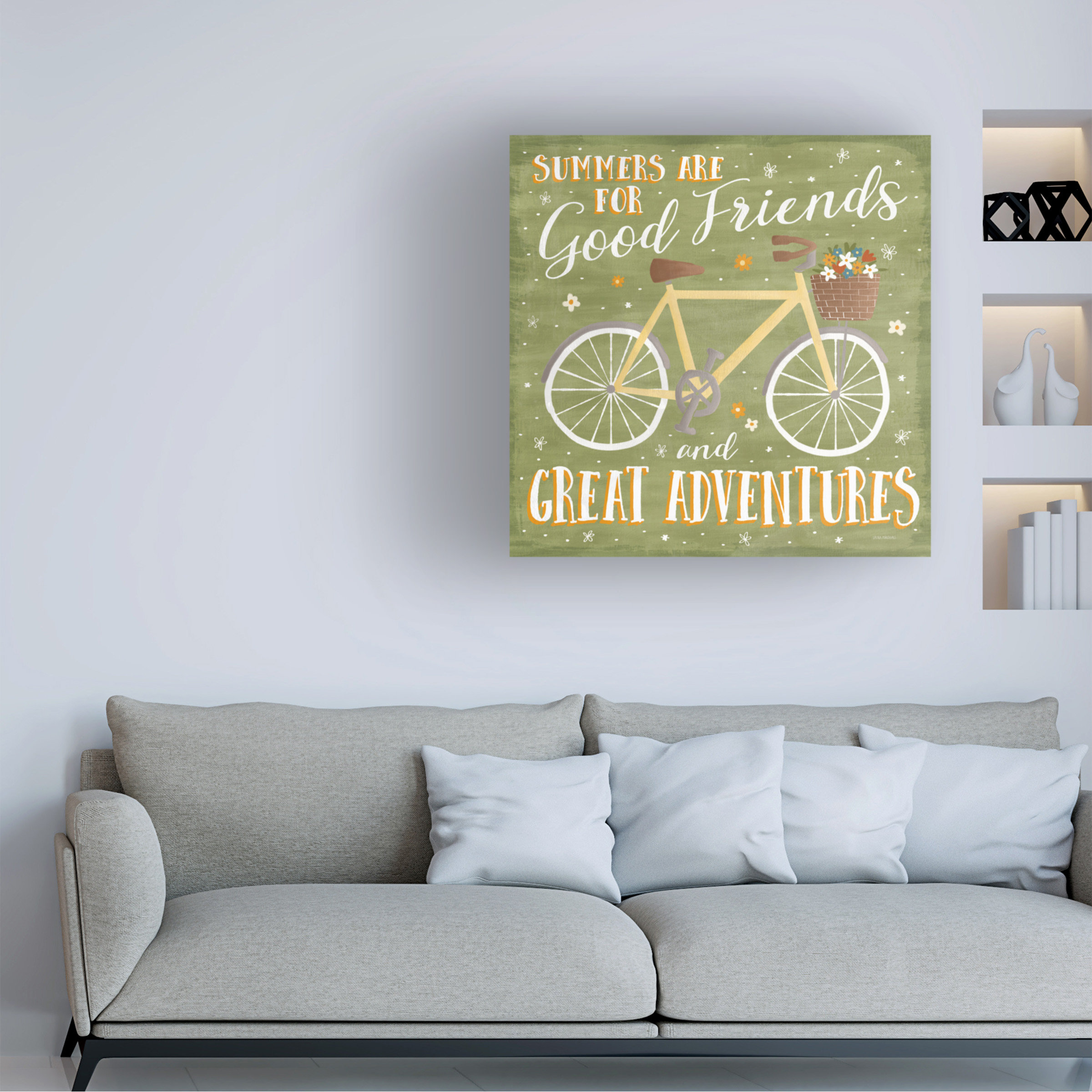 Trinx Laura Marshall ''Summer Sunshine IV'' Canvas Art | Wayfair