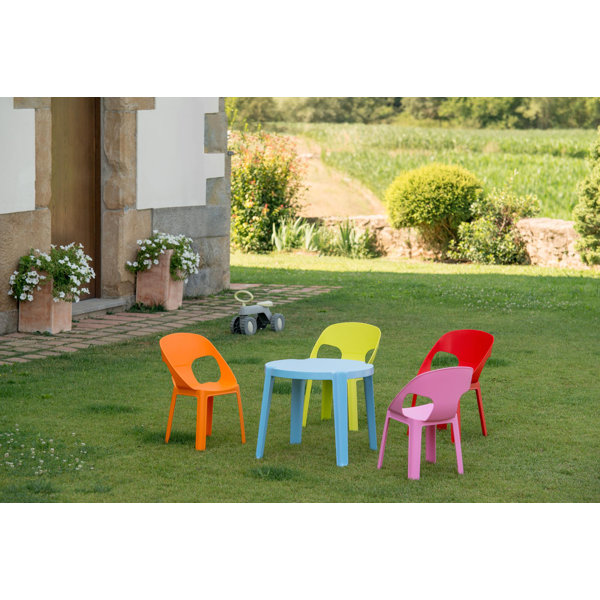 Resol Group Rita Kids Round Interactive Table and Chair Set | Wayfair.co.uk