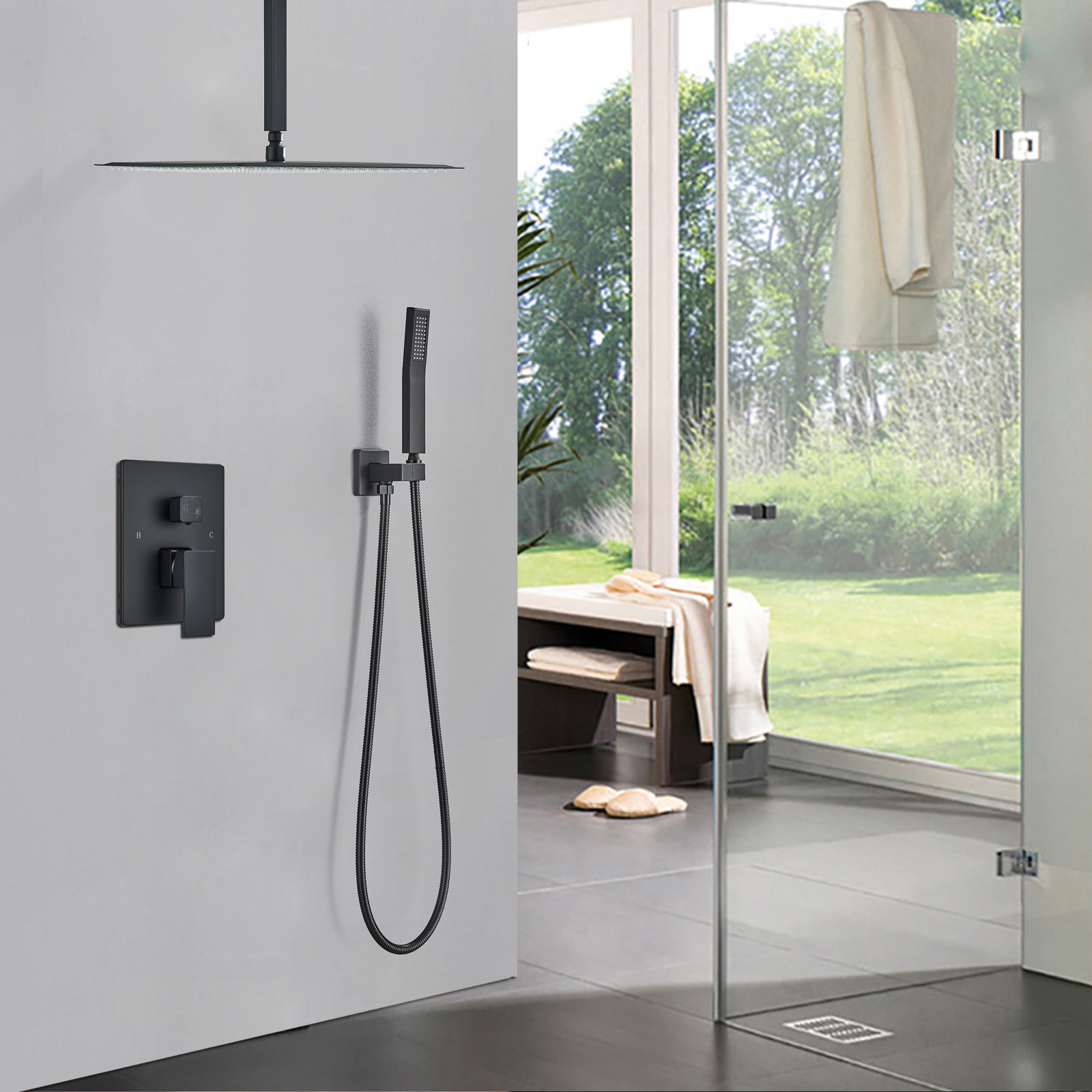 AlenArtWater Complete Shower Faucet with Rough-in Valve | Wayfair