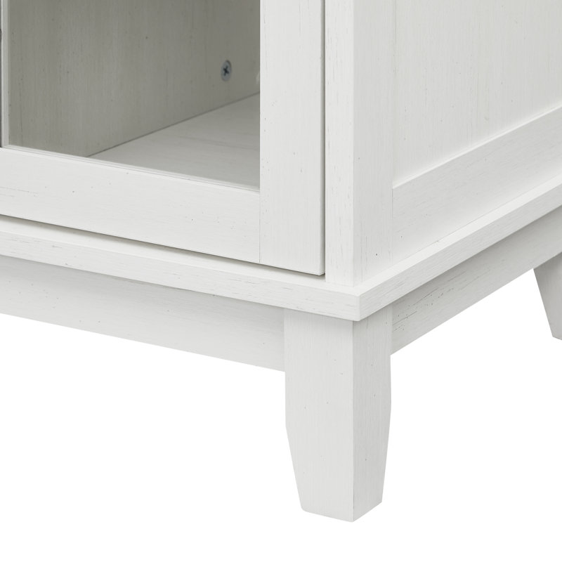 Steelside™ Shasta 38.4'' Bar Cabinet & Reviews | Wayfair