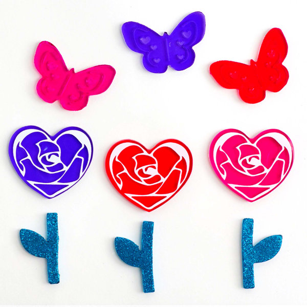 Zoomie Kids Roush Trees & Flowers Window Decal | Wayfair