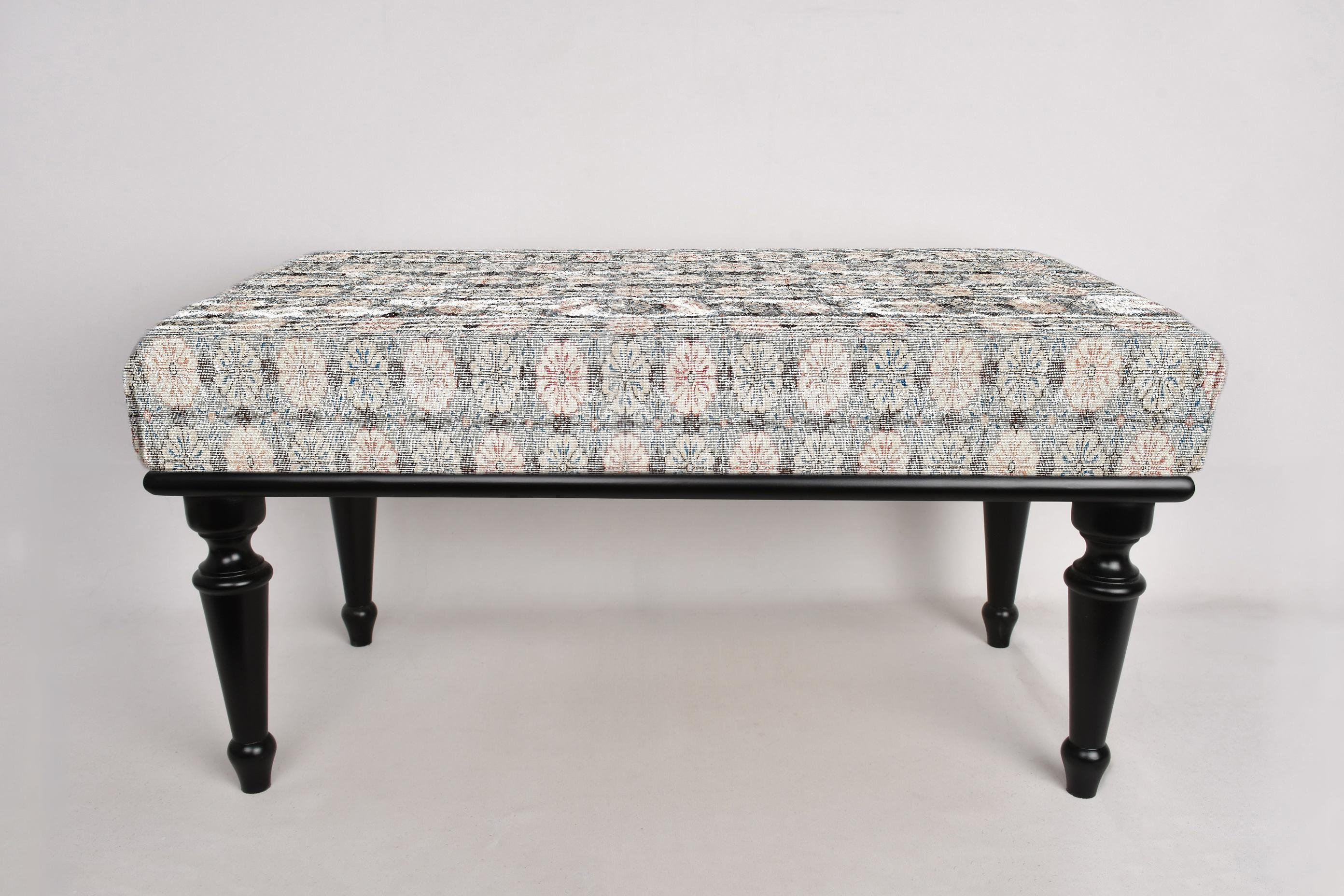 Dakota Fields Bench For Bedroom, Piano Bench, Ottoman Bench, Upholstered Bench, Turkish Rug ...
