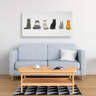 Begin Edition International Inc. Six Cats Lined Up Back View - Feline ...