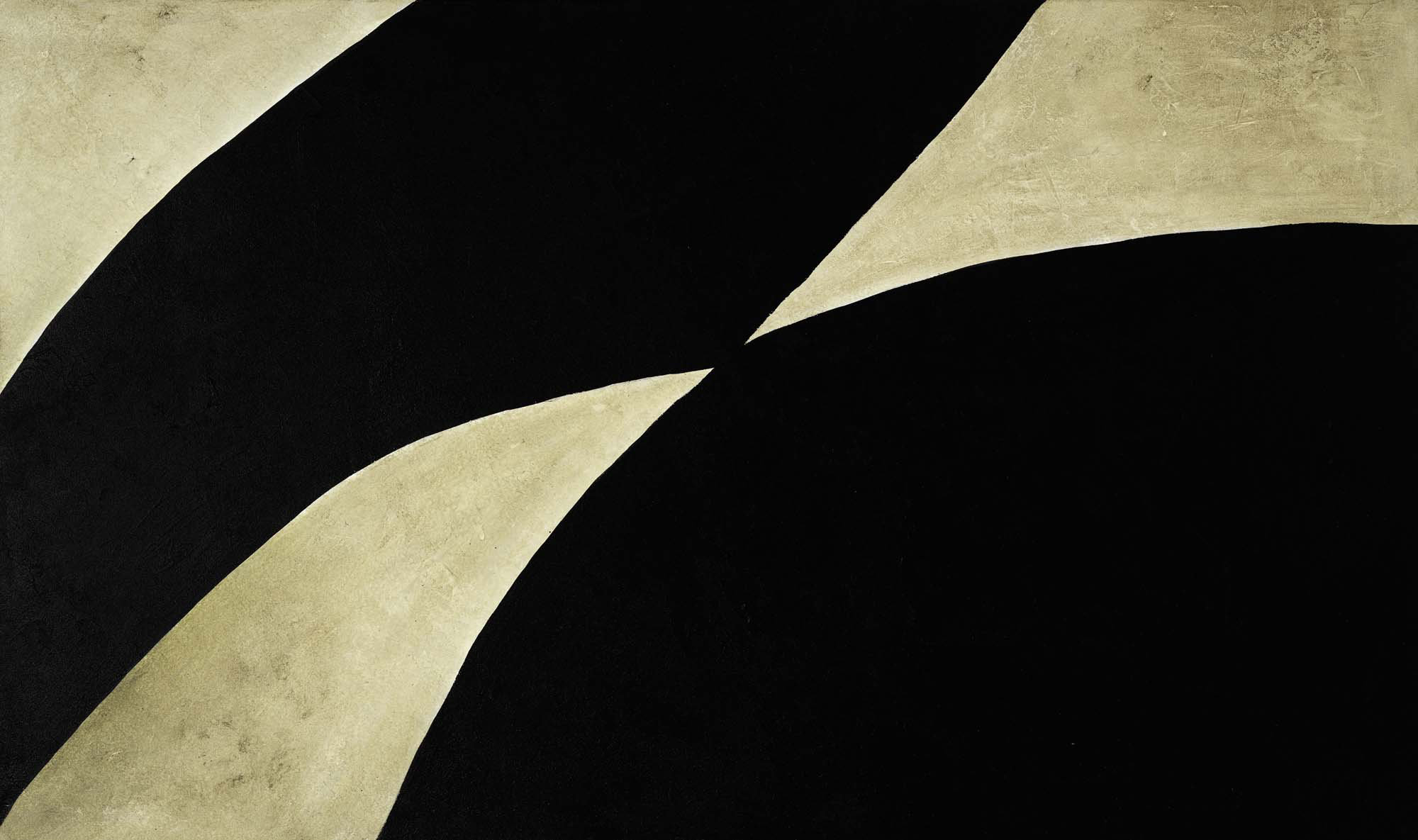 Yoffi Black and Tan 2 by Yaffa G - Wrapped Canvas Graphic Art | Wayfair