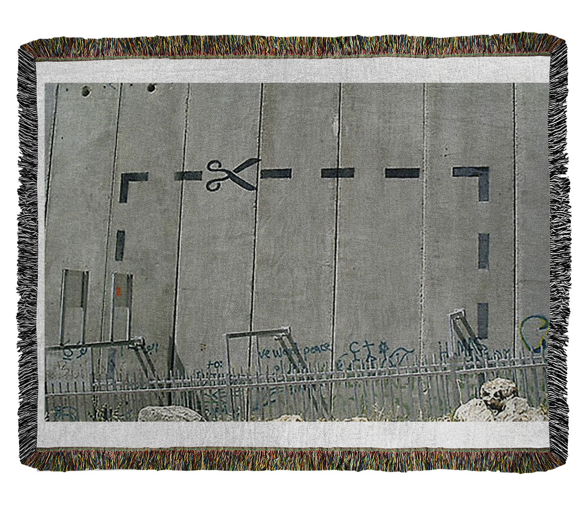 ArtVerse Cut It Out Cotton Throw | Wayfair