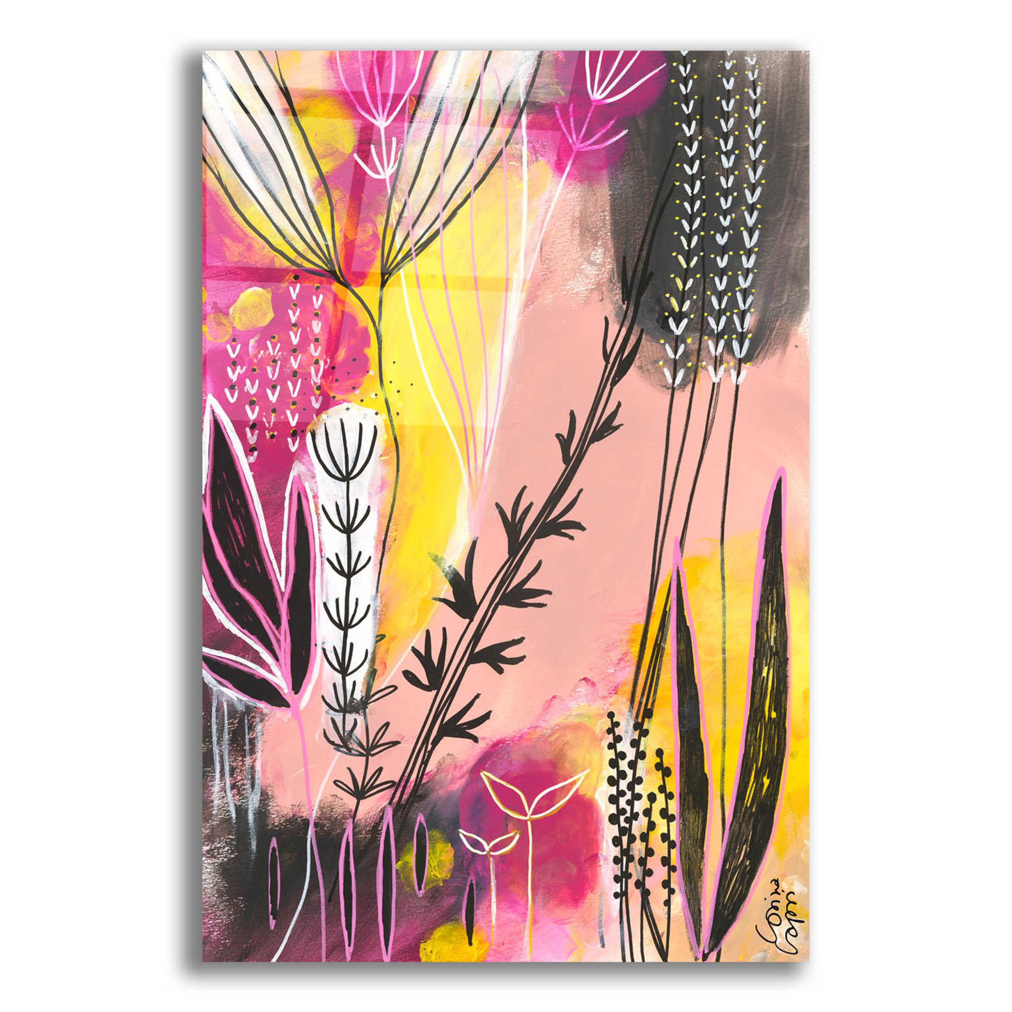 Bay Isle Home™ 'Spring In Pink By Corina Capri Acrylic Glass Wall Art ...