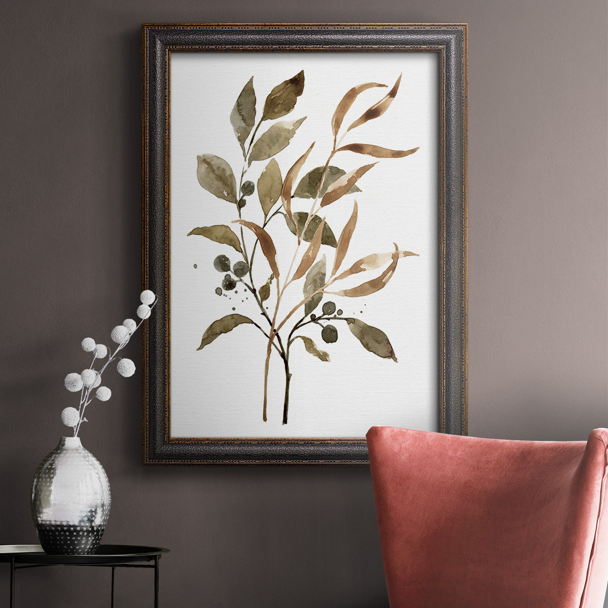 August Grove® Preserved Autumn Leaves II - Picture Frame Print on ...