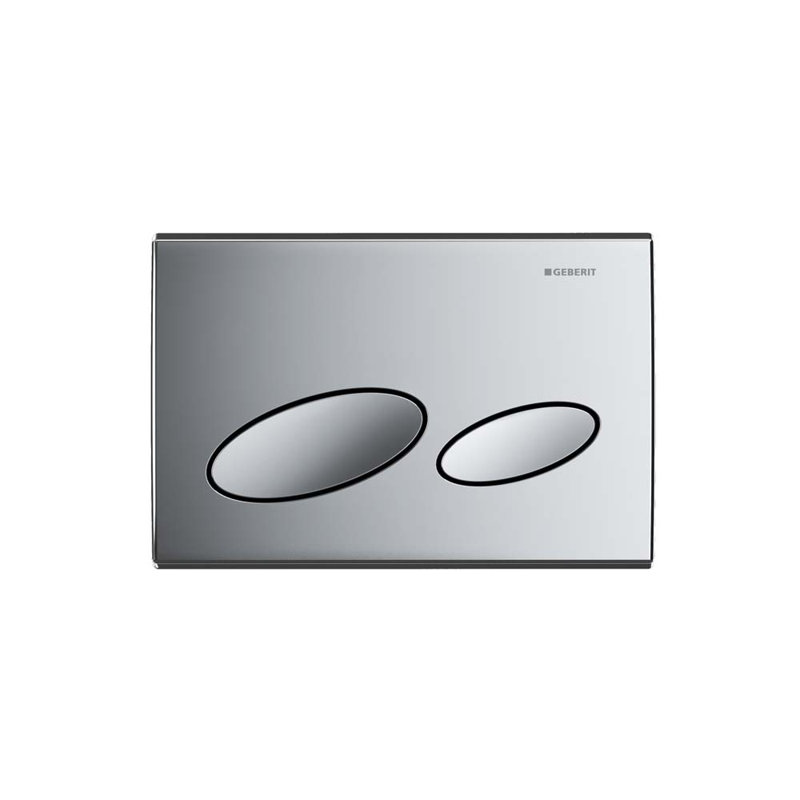 Geberit Kappa20 Gloss Chrome Dual Flush Plate | Wayfair.co.uk
