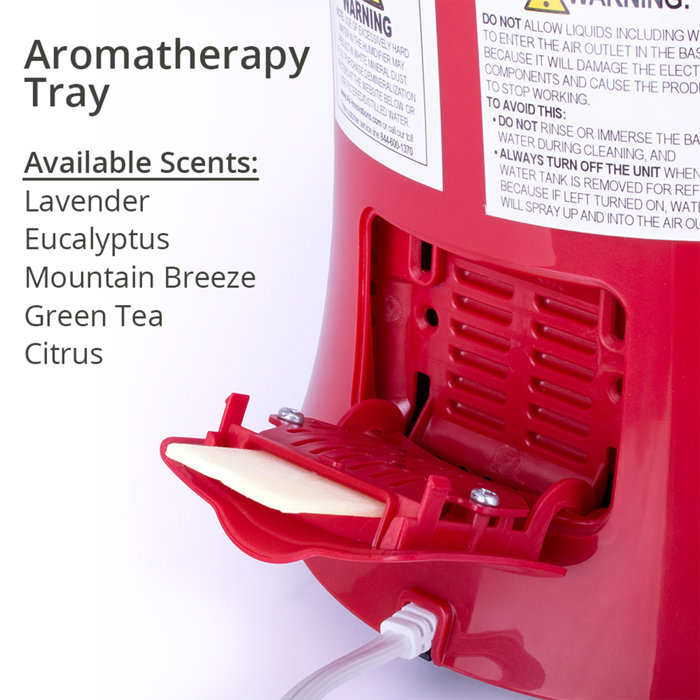 Air Innovations 1.7 Gallons Cool Mist Ultrasonic Tower Humidifier with ...