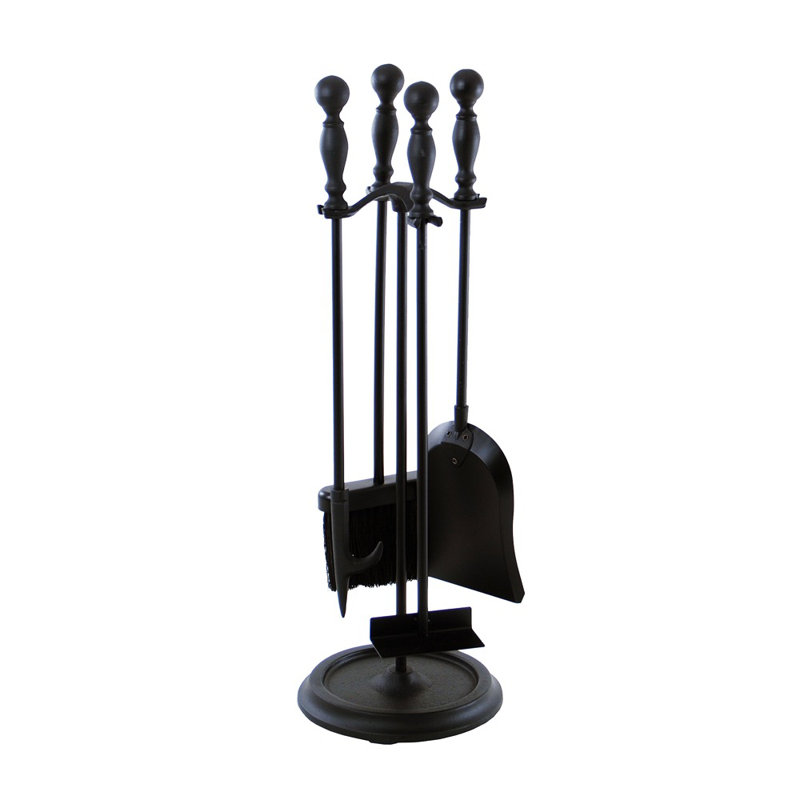 Red Barrel Studio® Pershore 4 Piece Mini Fireplace Tool Set & Reviews ...