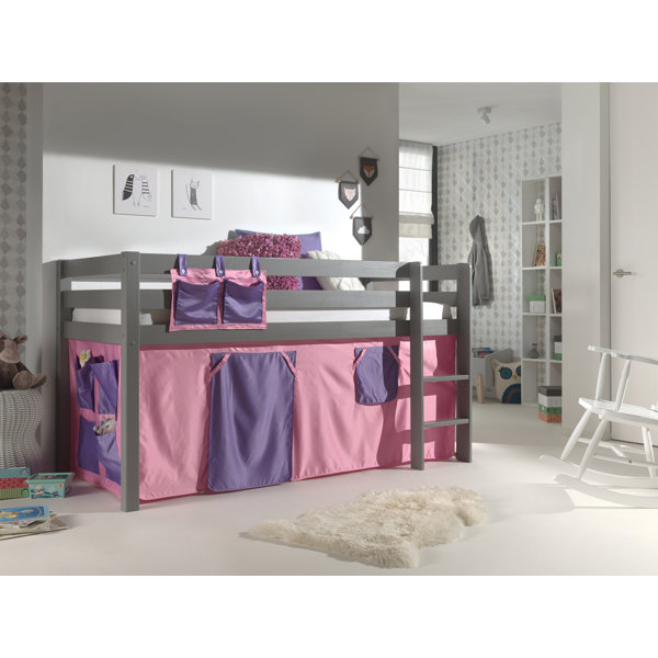 Vipack Pino European Single (90 x 200cm) Mid Sleeper Loft Bed Bed by ...