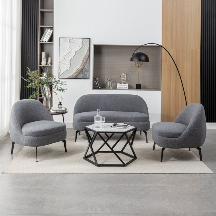 Wade Logan® Bula 3 - Piece Living Room Set & Reviews | Wayfair