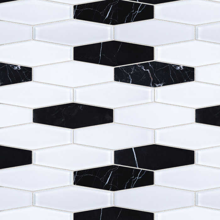 Supreme Tile Fusion 2" x 6" Mosaic Wall Tile & Reviews | Wayfair