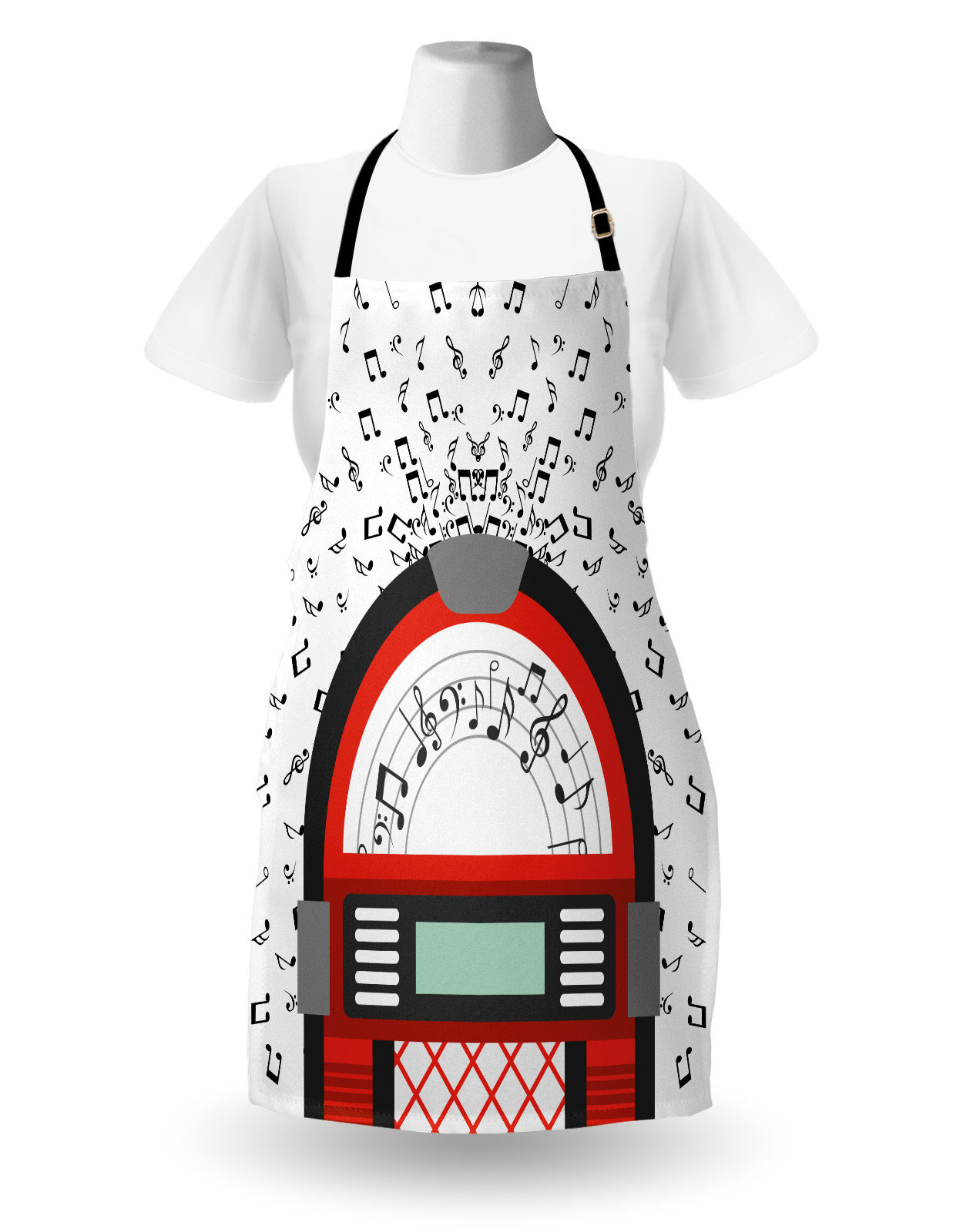 East Urban Home Cartoon Apron Unisex, Antique Old Radio Box, Adult Size ...