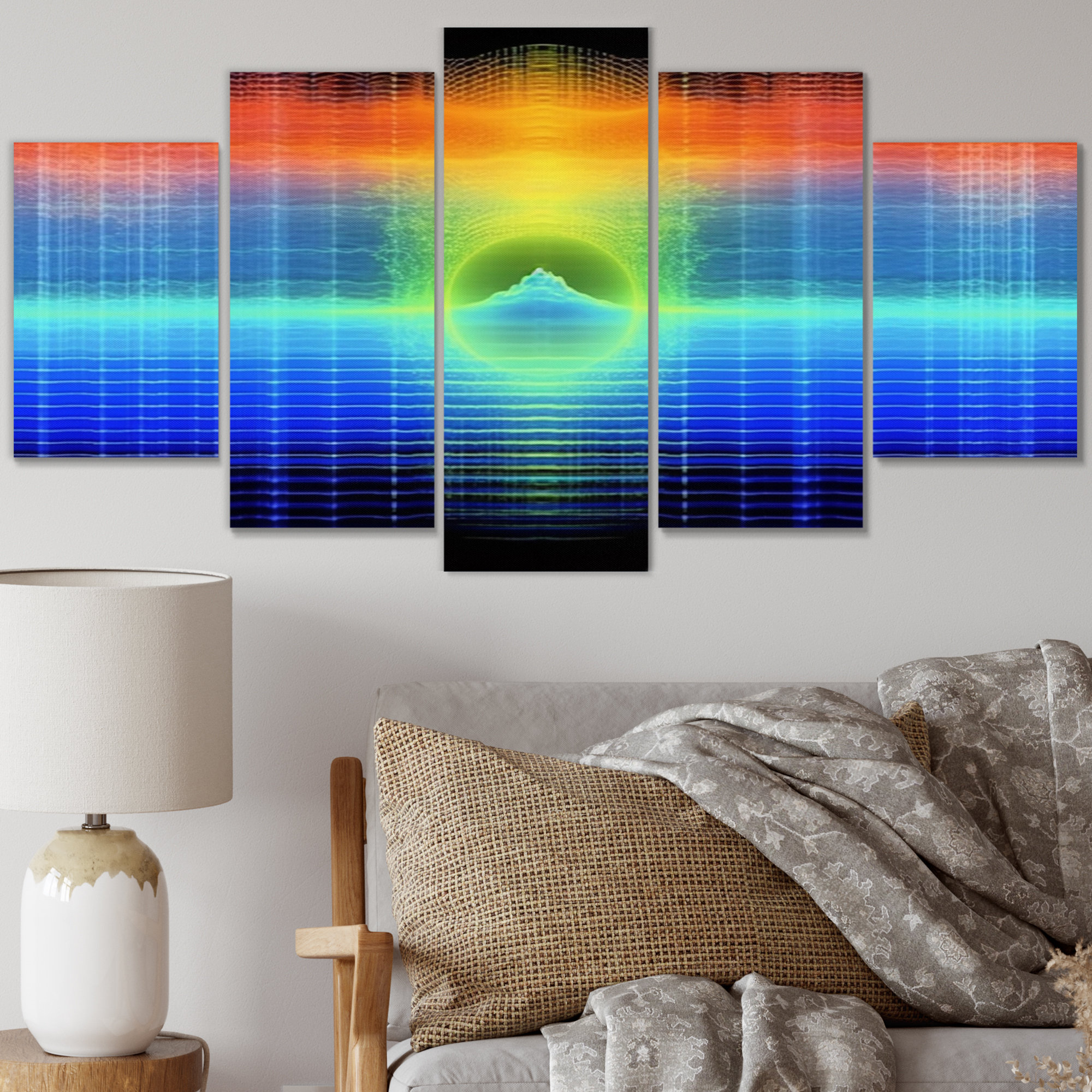 Wrought Studio™ Waveform Spectrum Abstract Resonances III - Abstract ...