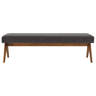 Modway Lyra Fabric Upholstered Bench & Reviews | Wayfair