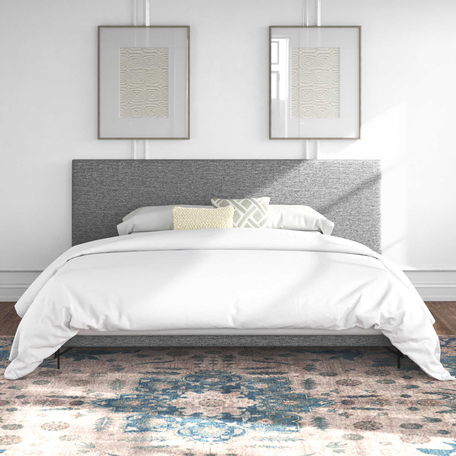Trent Austin Design® Philips Grey Platform Bed | Wayfair