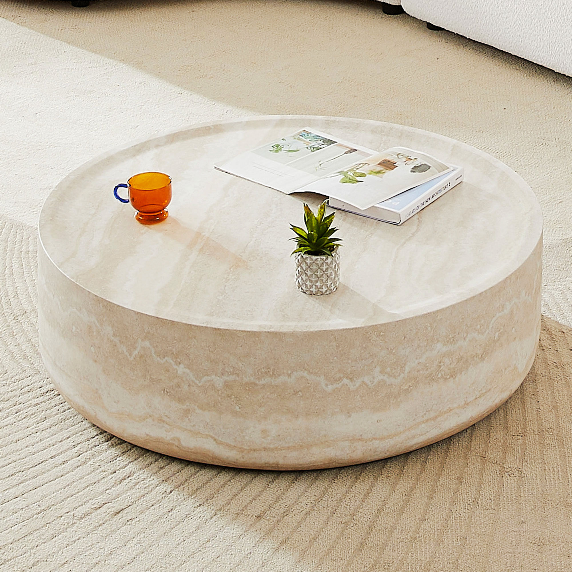 Ophelia & Co. Gyden Round Modern Coffee Table & Reviews | Wayfair