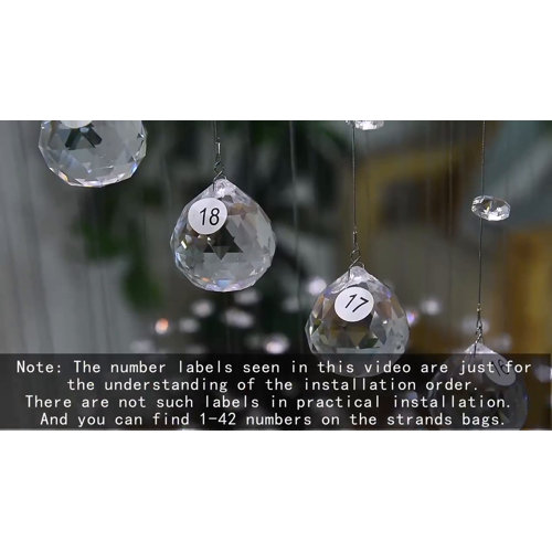 Everly Quinn Bryony 9 - Light Glass Dimmable Tiered Chandelier ...