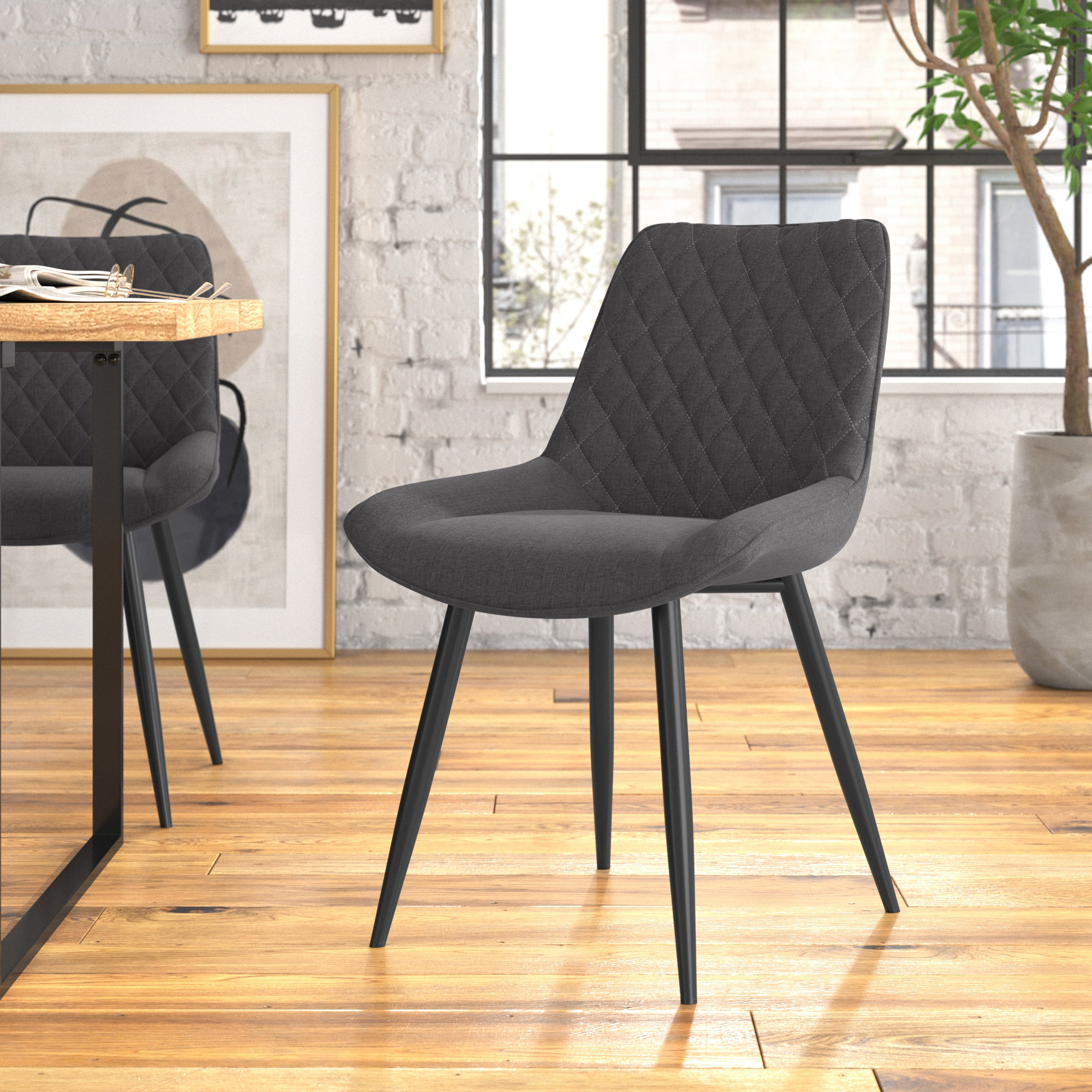 Steelside™ Upholstered Side Chair & Reviews | Wayfair