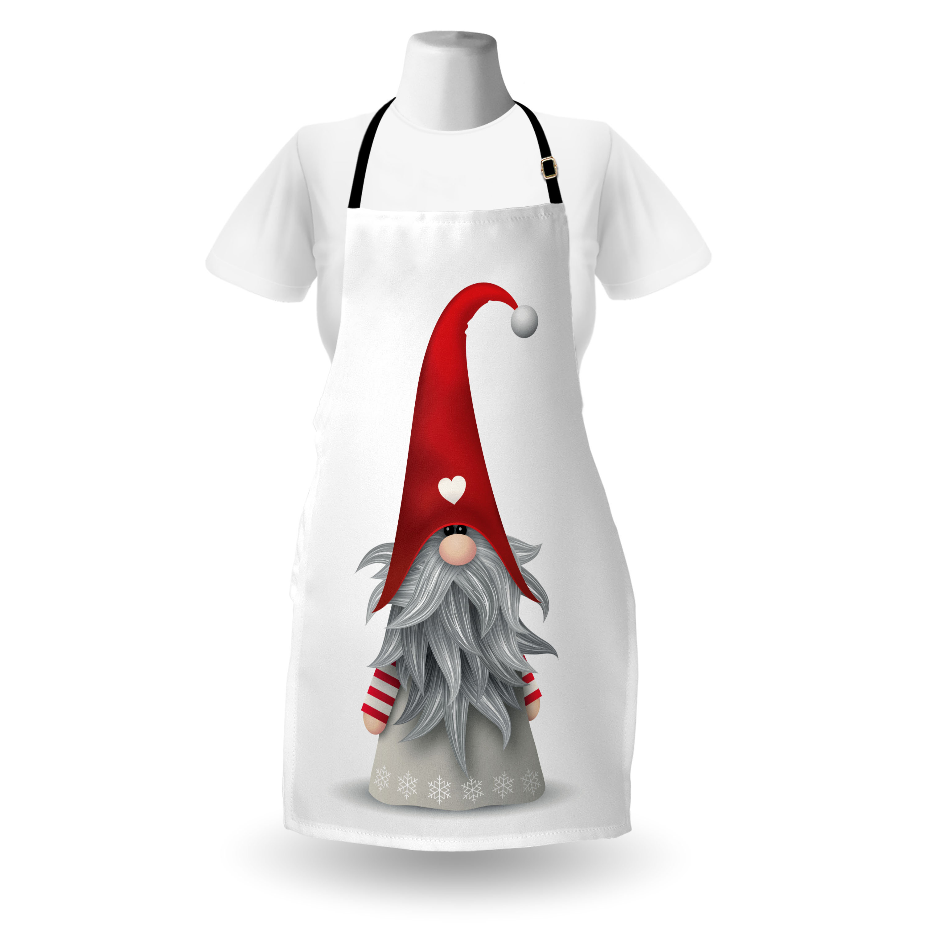 East Urban Home Gnome Apron, Cooking Gardening, Adult Size, Ruby Pale ...