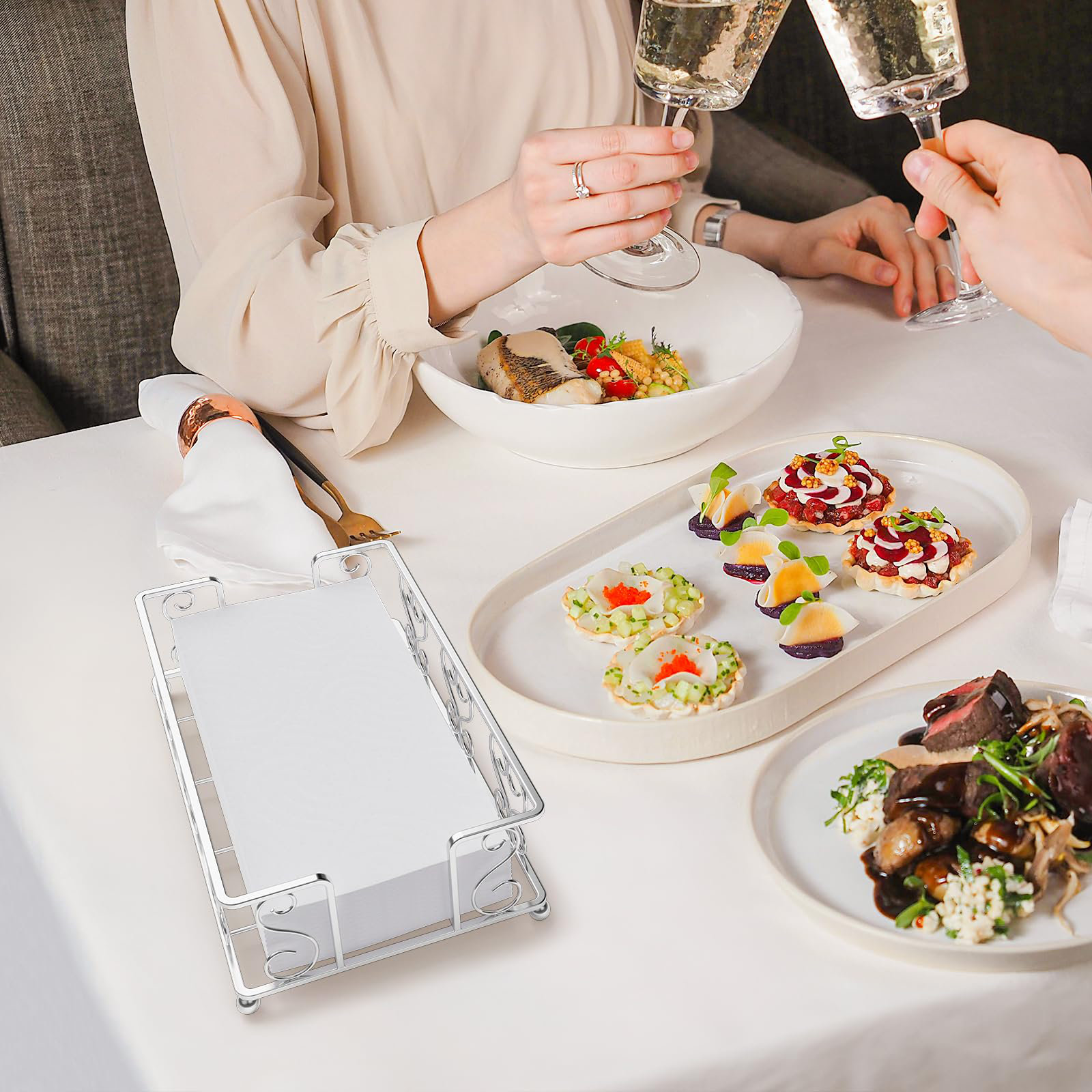 Red Barrel Studio® Napkin Holder, Flat Paper Napkins Holder, Napkins ...