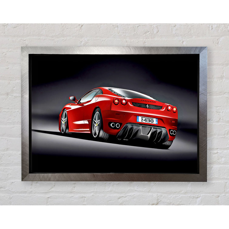 Bright Star Ferrari F430 Rear View - Single Picture Frame Art Prints ...