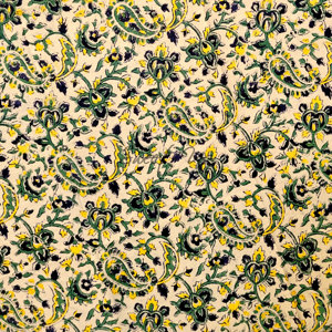 Bungalow Rose Block Print Floral Cotton Round Tablecloth & Reviews ...