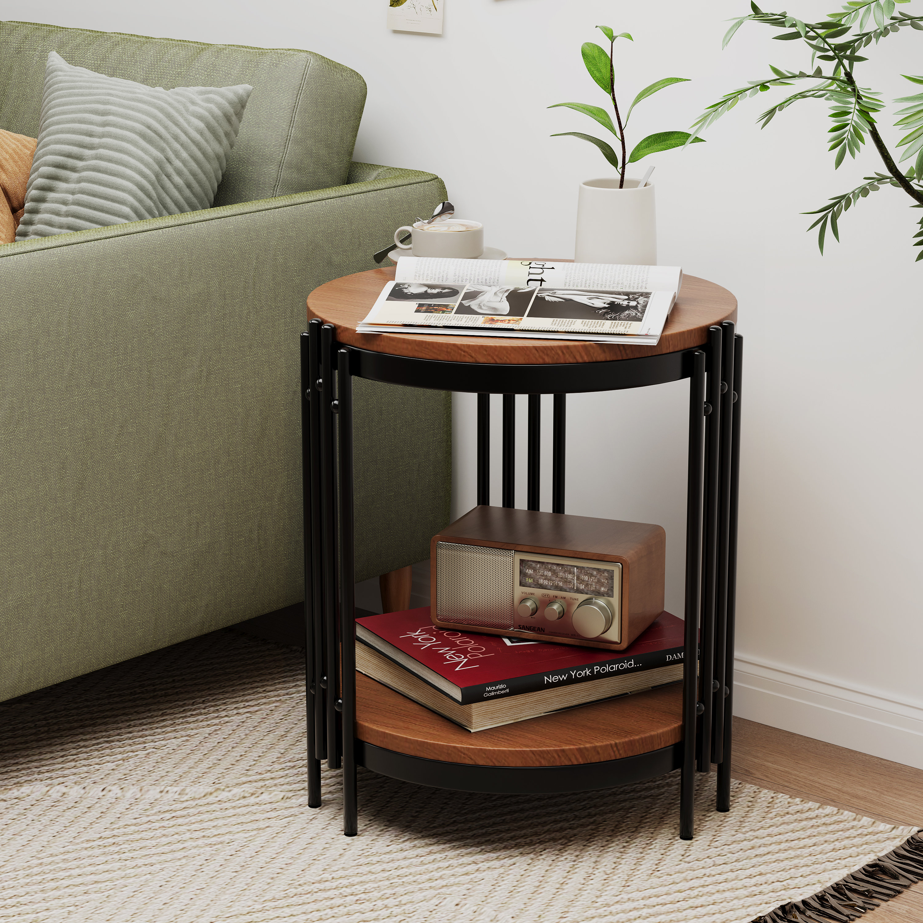 Willa Arlo™ Interiors Winchcombe 3 Legs End Table with Storage ...
