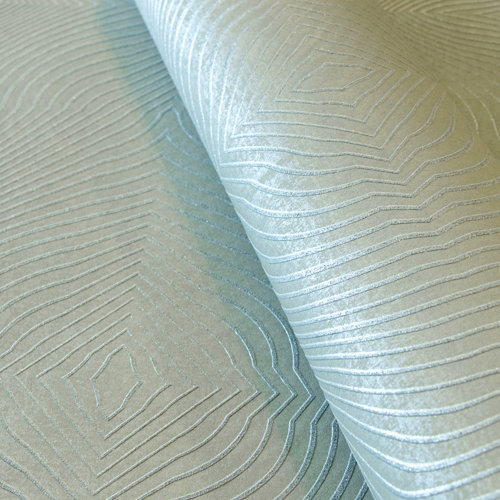 Galerie Wallcoverings Slow Living 3D Embossed Glitter Geometric ...