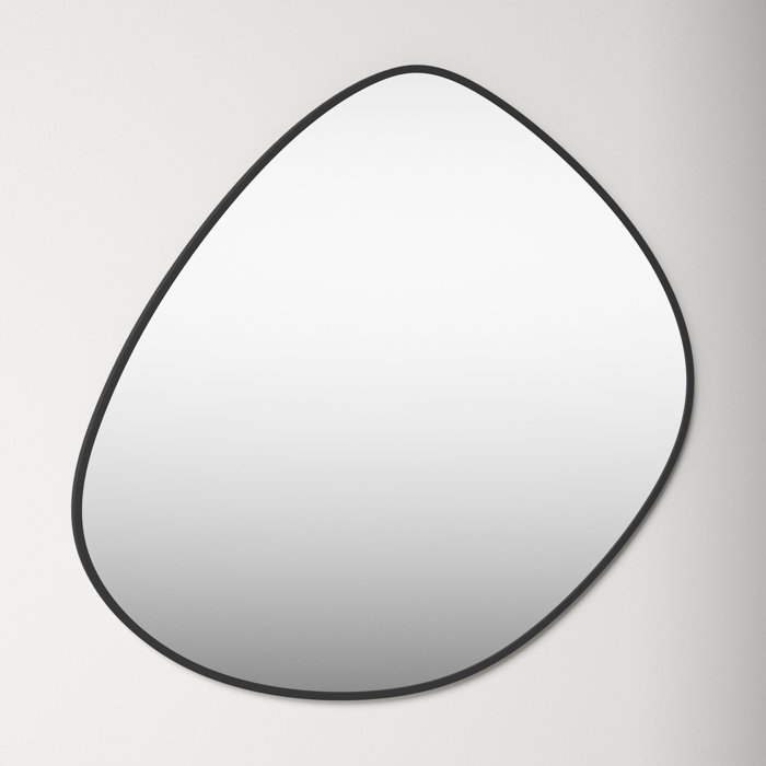 AllModern Eastie Asymmetrical Metal Wall Mirror & Reviews | Wayfair