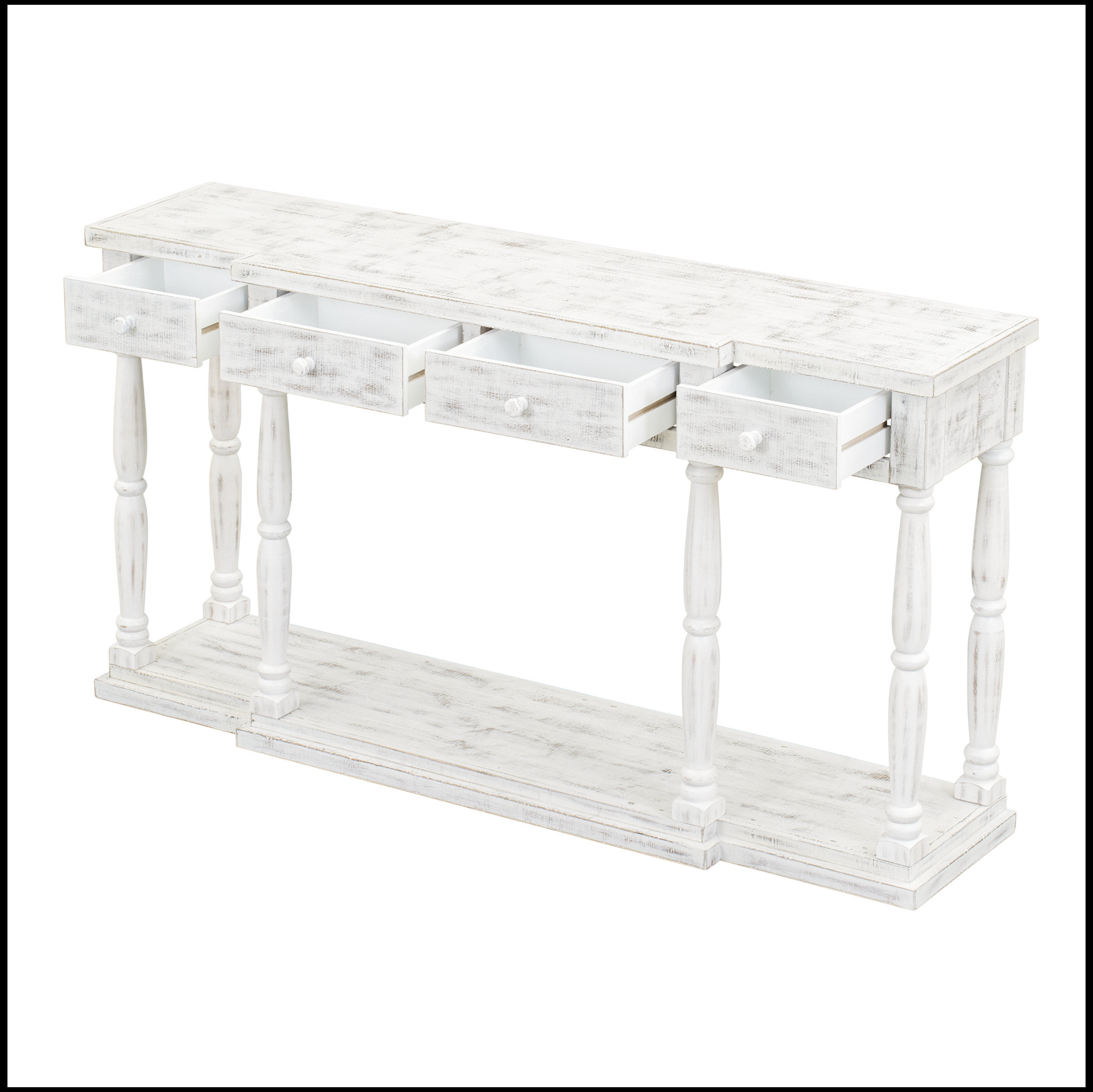 Ophelia & Co. Retro Senior Console Table for Hallway Living Room ...
