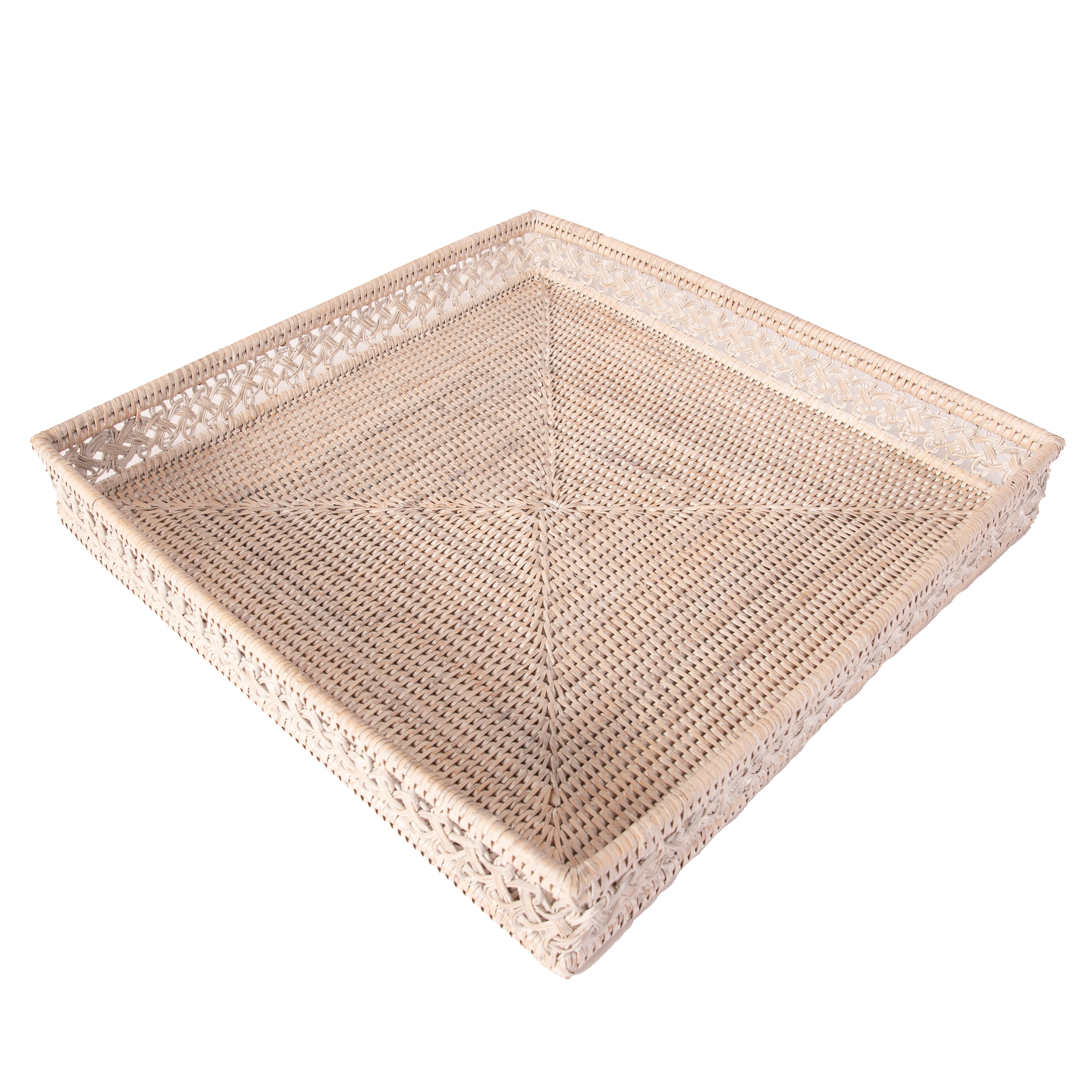 artifacts trading Artifacts Rattan™ Seca Design Square Tray | Wayfair