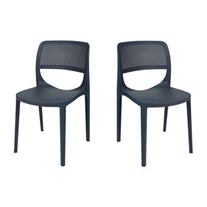 Rainbow Outdoor Outdoor Stacking Dining Side Chair | Wayfair