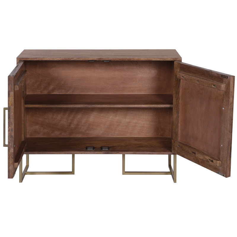 Casartis Living Winnifred 36''W Solid Wood Sideboard- Semi Assembled ...