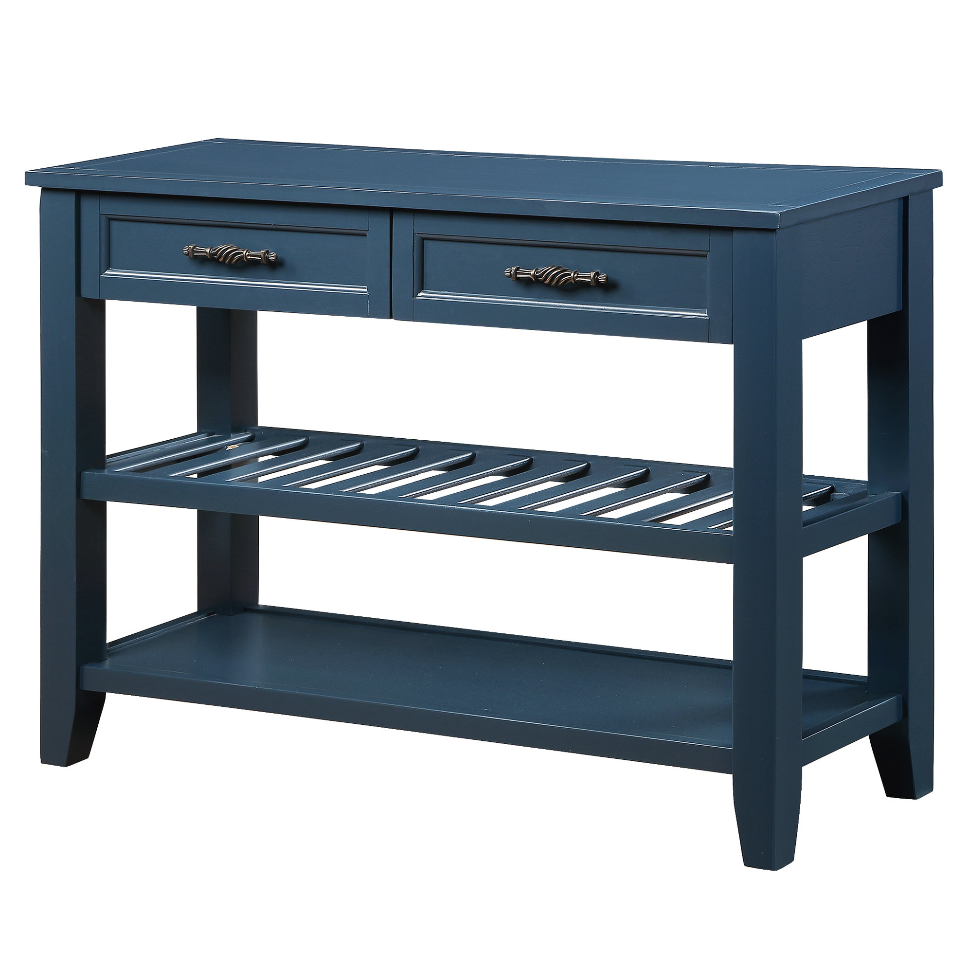 Breakwater Bay 42'' Console Table With Ample Storage Space, Mid-Century ...