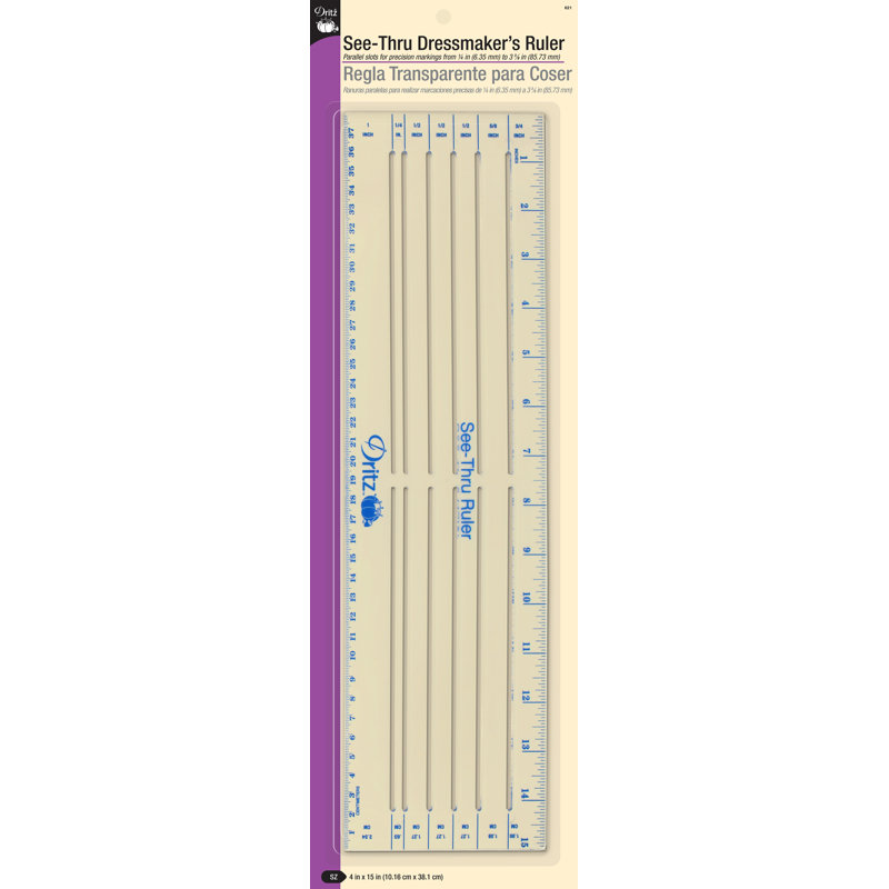 Dritz See-Thru Dressmakers Ruler & Reviews | Wayfair